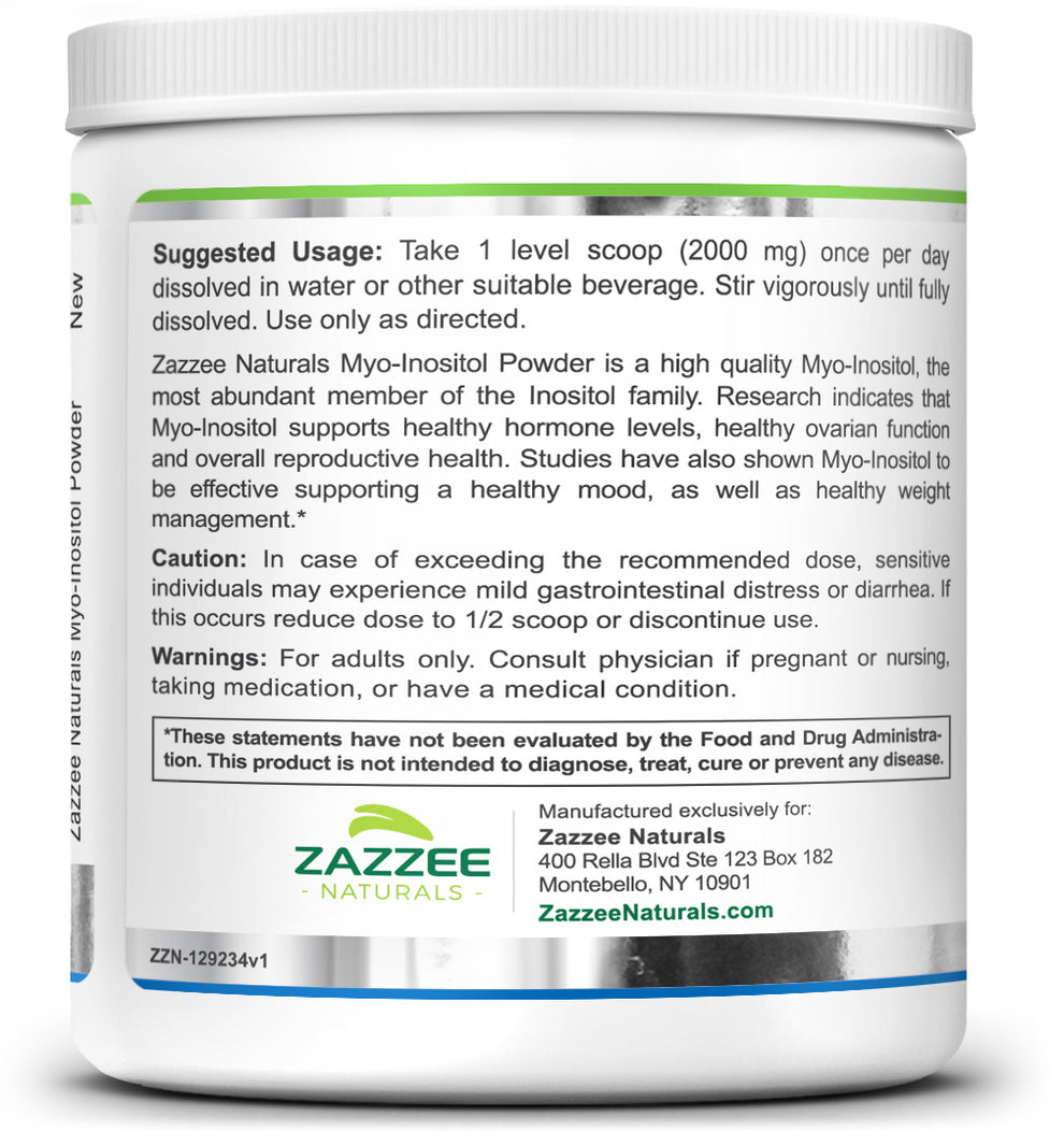 Myo-Inositol Powder – Zazzee Naturals