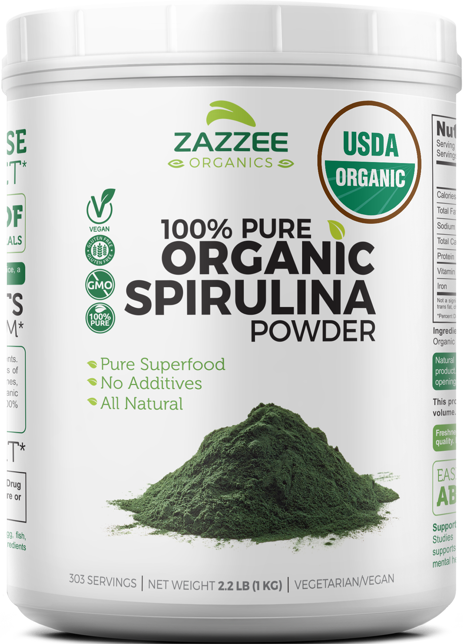 Organic Spirulina Powder – Zazzee Naturals