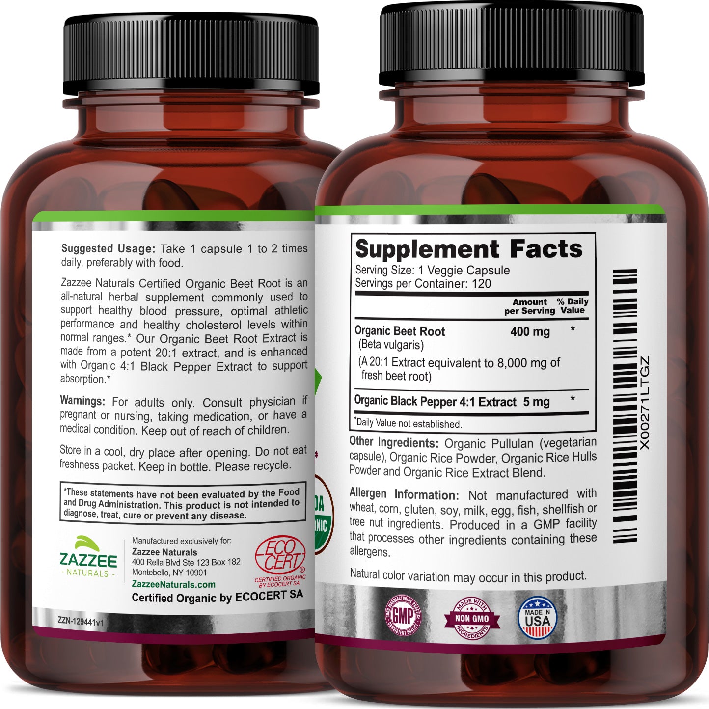 Organic Beet Root – Zazzee Naturals