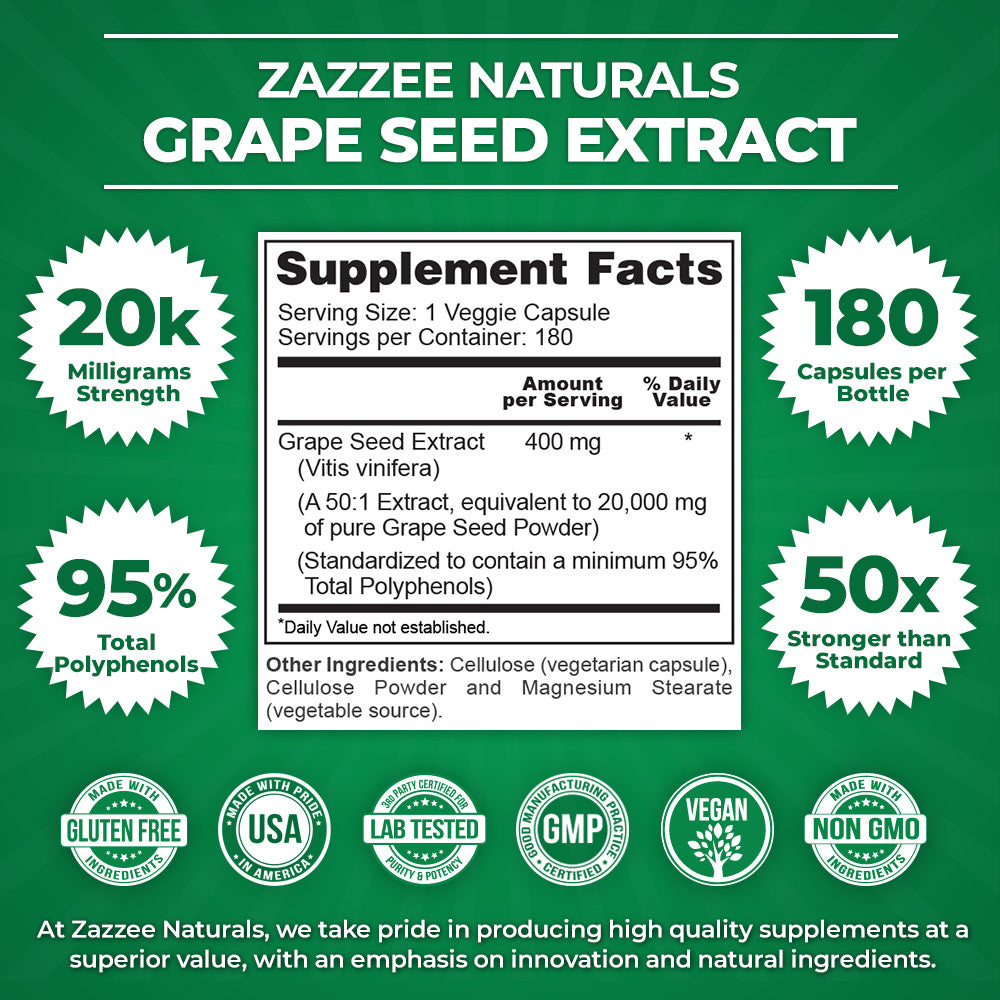 Grape Seed Extract – Zazzee Naturals